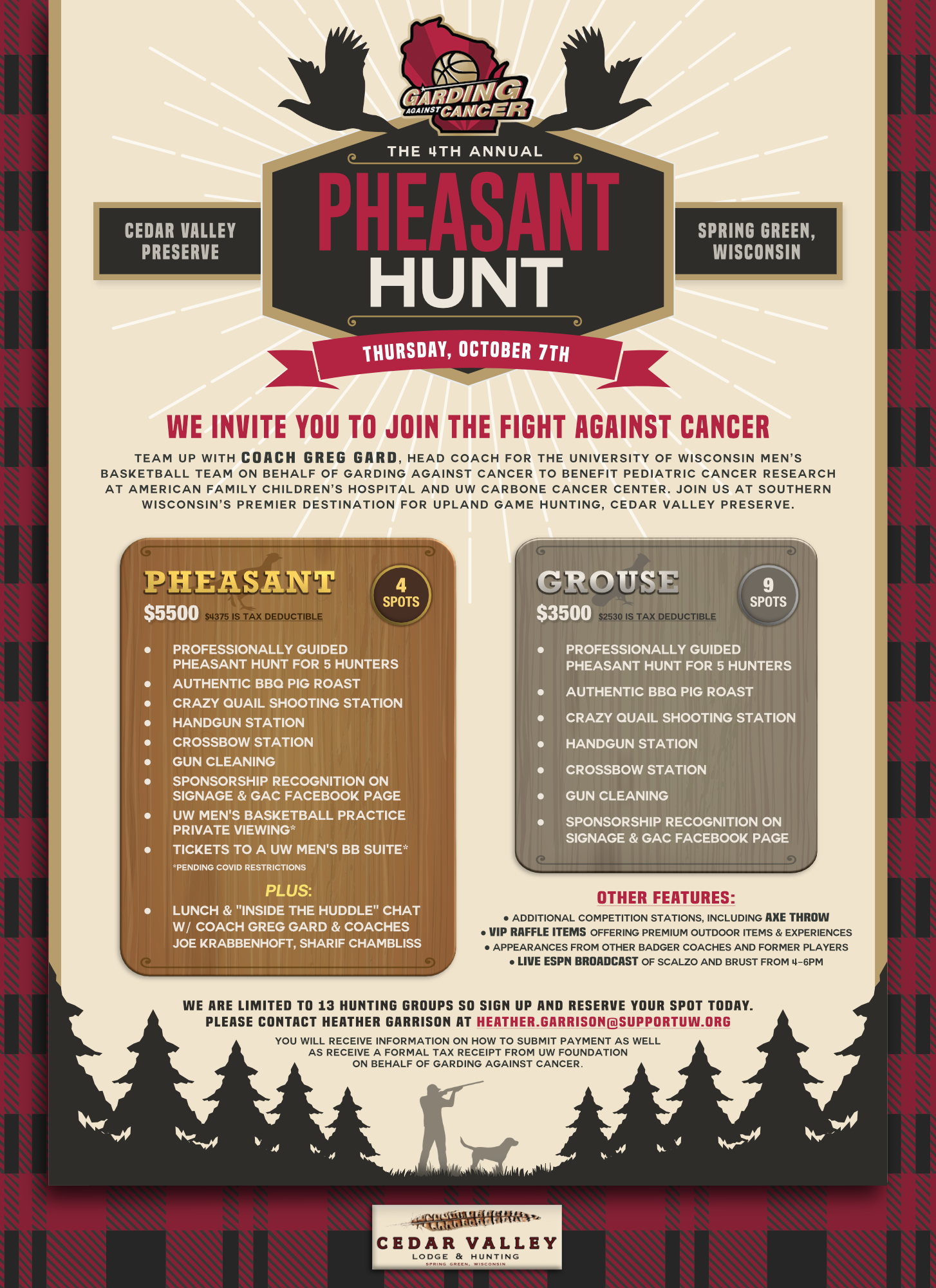 Garding Against Cancer – Cedar Valley Preserve